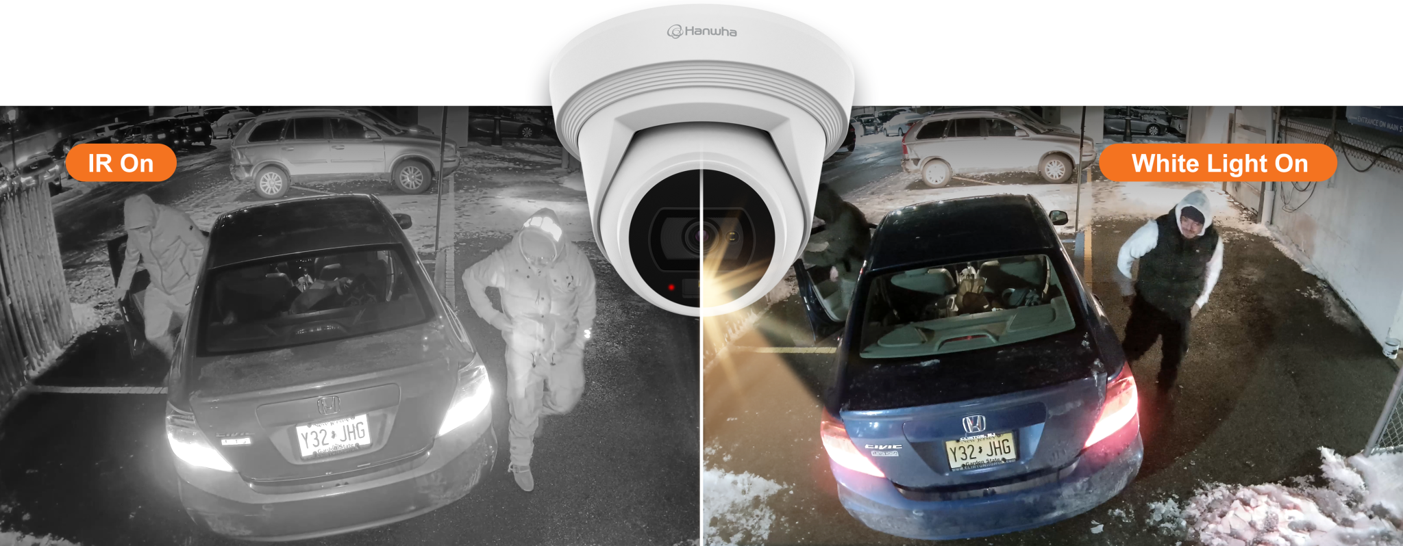 Dual Light Cameras - Hanwha Vision