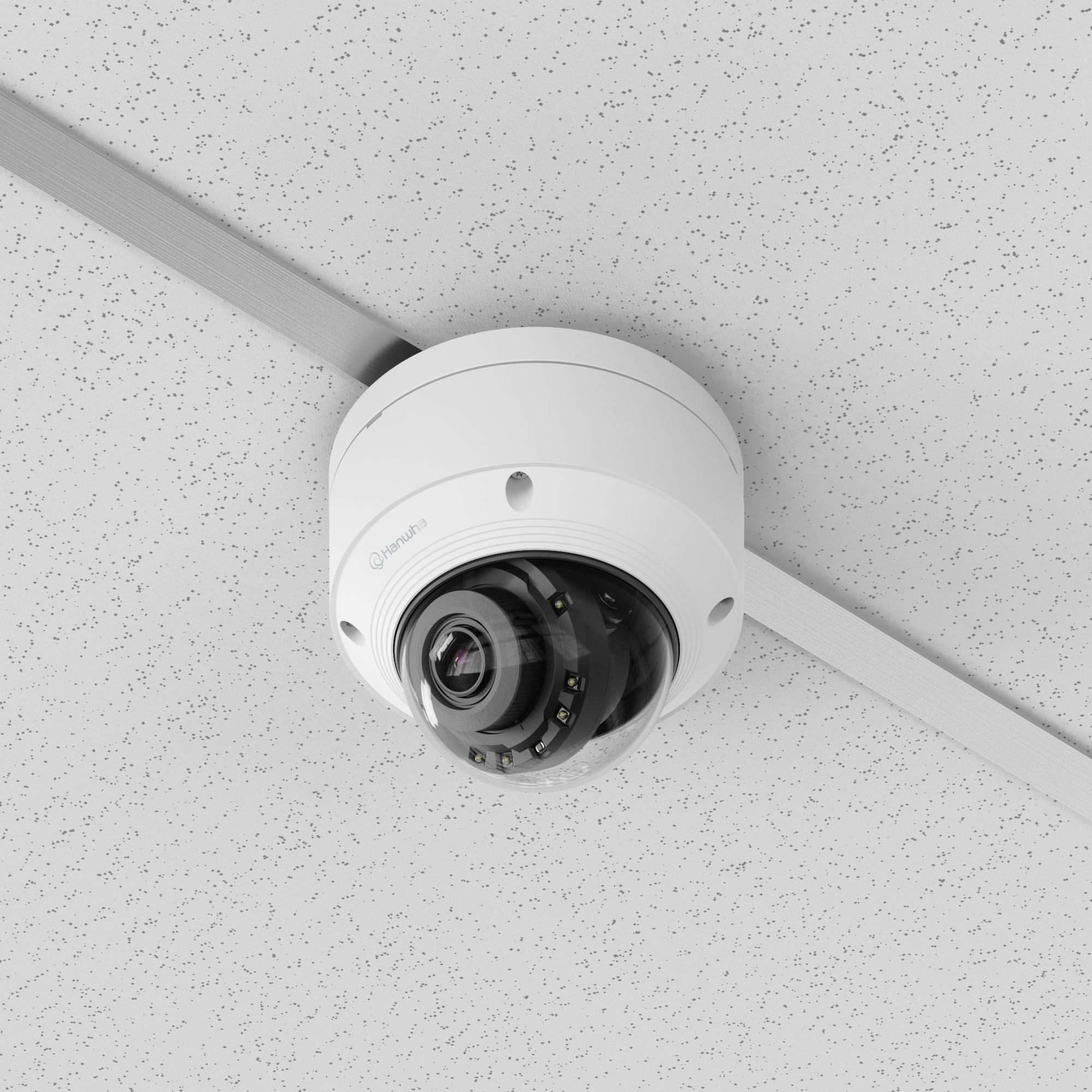 QNV-C9083R 4K AI IR Vandal Dome Camera - Hanwha Vision