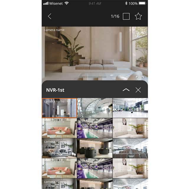 Wisenet Mobile - Smartphone Application for iOS / Android - Hanwha Vision